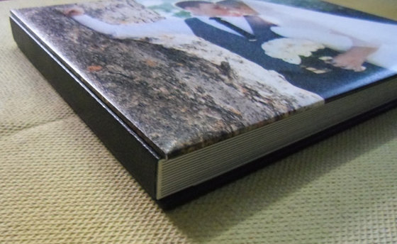 Álbum de foto individual del estilo de la revista de la aduana 11 x 11 para el aniversario de la familia