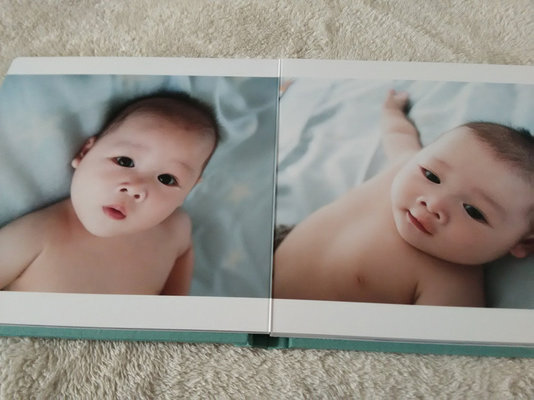 Flush Mount Fabric Covered Photo Album , Flexible Waterproof Photo Album Book