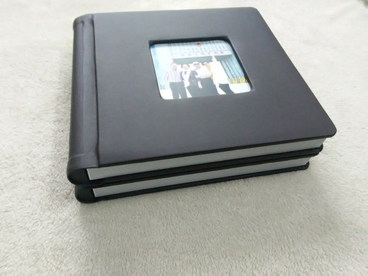 ventana contemporánea de la foto del álbum rasante del soporte de 12 x 18 aduanas para el cumpleaños