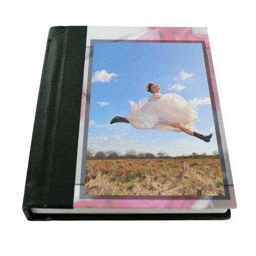 álbum de foto de portada de acrílico encuadernado de la vertical de lujo 11x15 con las páginas internas de 0.5mm-1.5 milímetro