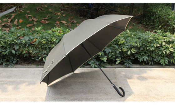 Le rouge fait sur commande résistant de parapluie de golf de vent pour 2 personnes avec le coeur transfèrent l'impression