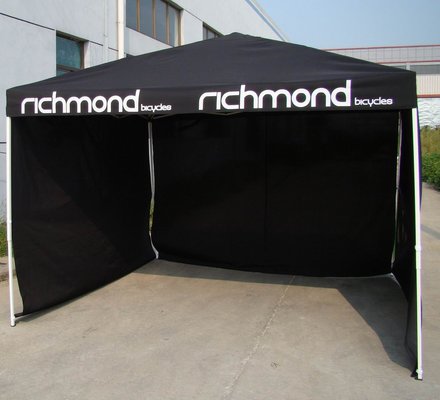 Pleuvoir la tente se pliante de belvédère de m de l'aluminium 3 x 3 de preuve avec 3 pleins murs/tentes auvent de pique-nique