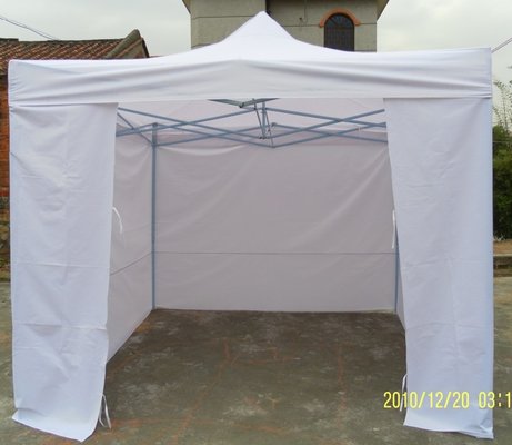 800D White Quick Set Up Folding Gazebo Tent 3 x 4.5 m With Silk Screen Printed