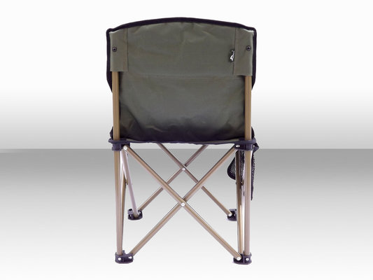 Luxe plus la chaise de plage se pliante sans bras de taille avec la poche latérale personnalisée