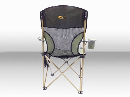 Chaise de plage se pliante de maille respirable de couleur de Champagne/chaises étendues de camping