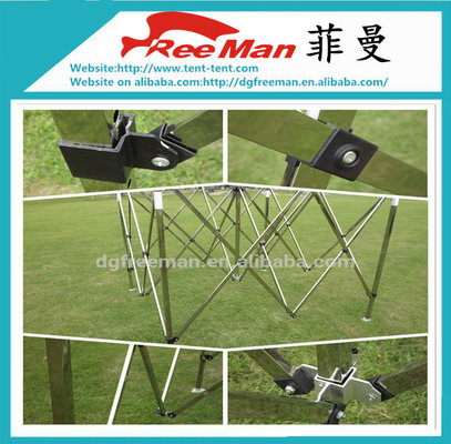 Custom 3 x 3m Windproof 420D Oxford Folding Event Canopy Tent For Advertising