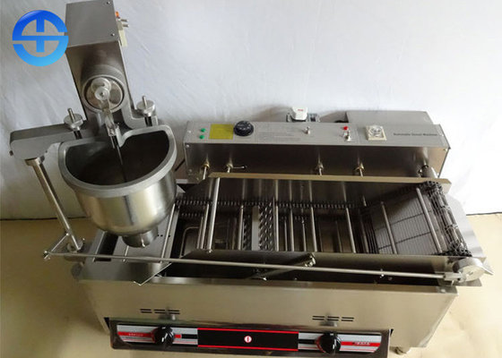 Gas Automatic Donut Making Machine With 3 Molds, Commercial LPG Doughnut Maker