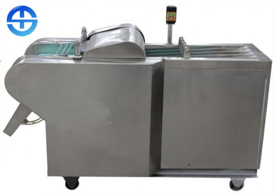 Professional Crouton Cutter , Automatic Feeding Bread Cube Cutting Machine