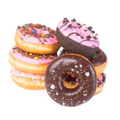 Double Row Automatic Donut Making Machine , Electric Deep Fryer Machine
