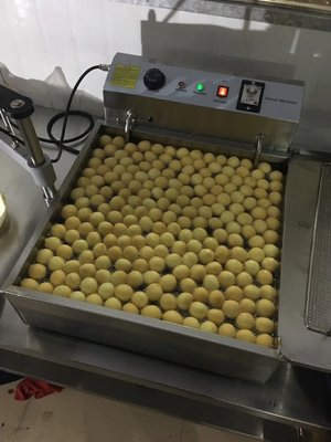 Gas Type Automatic Falafel Machine Manual Blanking Easy Operate ISO Approved