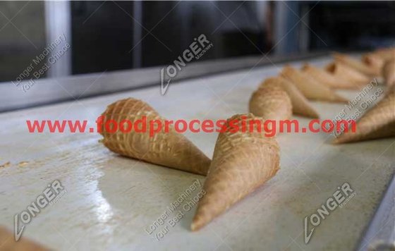 full automatic wafer cone making machine with good shape china supplier