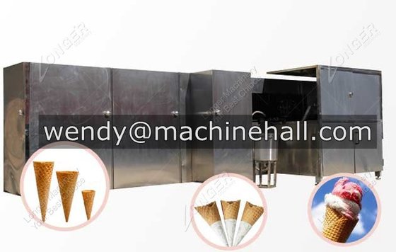 china professional machine manufacturer ice cream cone production line