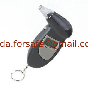wine alcohol tester, digital breathalyzer with keychain and mouthpiece FS6680