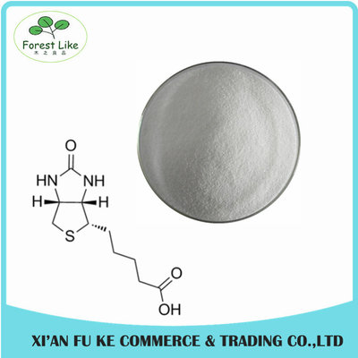 China High Pure D-biotin USP / Vitamin H Extract Powder supplier