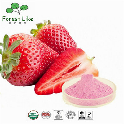 Food Ingredients Freeze Dried Strawberry Fruit Powder supplier