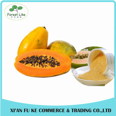 Nutritional Food Ingredients Papaya Extract Papain Enzyme Powder supplier