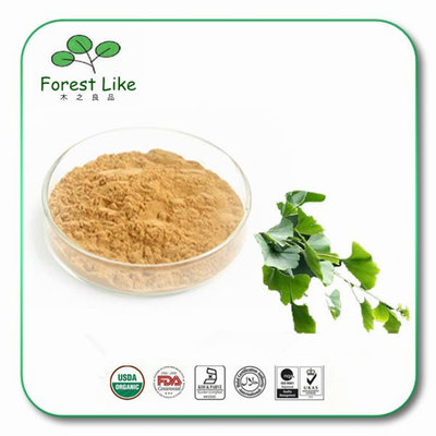 Water Soluble Top Sale 100%Herbal Medicine Ginkgo Biloba Leaf Extract supplier