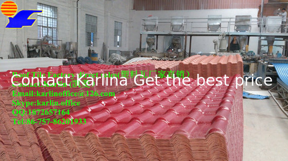 ASA UPVC ABS Villa roof tile Synthetic resin roofing tile  sheet supplier