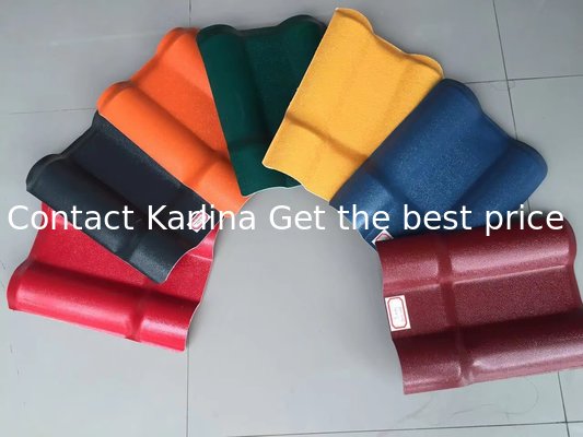 Tejas de resina sintética de PVC permanent roofing better then concrete tile supplier