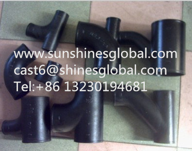CISPI301No Hub Pipe Fitings/ASTM A888 Hubless Pipe Fittings