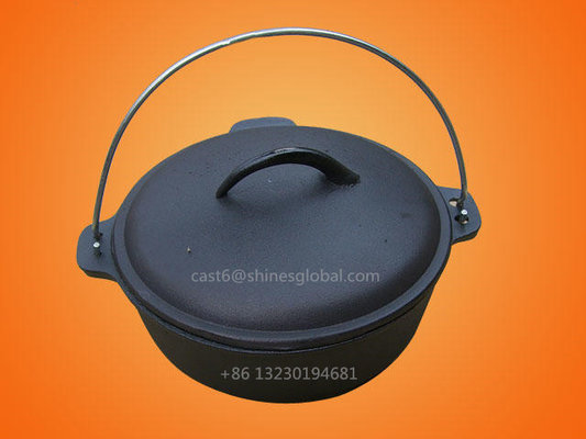 Cast Iron Legged Bake Pot/Cast Iron Casserole &Dutch Oven/Chinese Wok