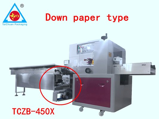 Full Stainless bakery equipment automatic pizza flow pack machine bread vegetable pillow packing machine