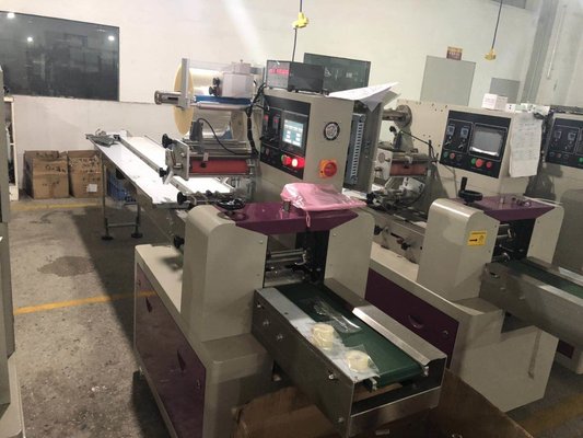 horizontal packing machine pillow pack bread biscuit packaging in small business price--TCZB-450