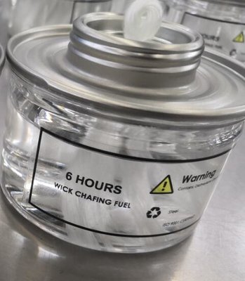 6 hours TD  PET wick fuel, used for food heating and food warming