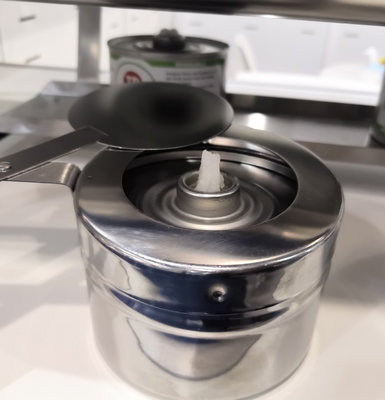 4 hour wick chafing fuel with fiberglass wick with ISO