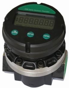 Low Pressure Drop Digital Oval Gear Flowmeter with LCD Electronic Display