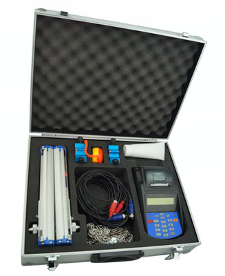 LED Display Handheld Ultrasonic Flow Meter With Ticket Printer