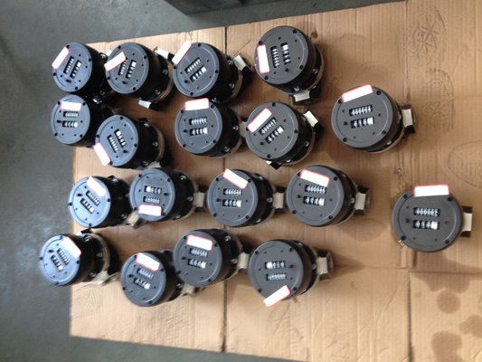 Aluminum Mechanical Oval Gear Flowmeter For Oils , Chemicals OGM Series