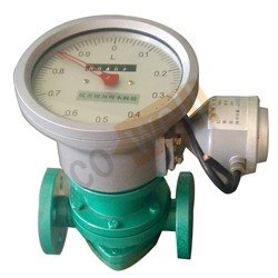 Heavy Oil Oval Gear Flowmeter , Wide Range Diesel Fuel Flow Meter