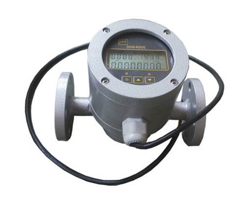 Battery Operated Mini Oval Gear Flowmeter , Fluid Liquid Flow Meter