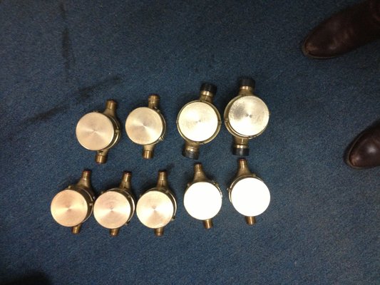Small Flow Rate Brass Kerosene Oil Micro Flowmeter 6mm - 25mm