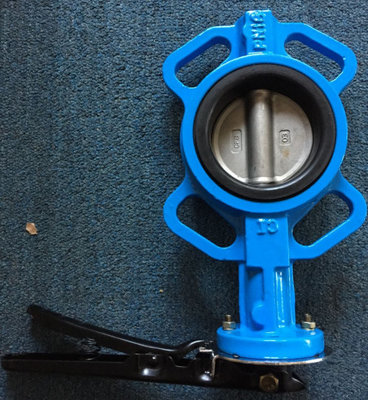 Fuel Butterfly Valve With Cast Iron Material And Stainless Steel Shutter