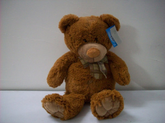 Black Cute Personalized Plush Toys / Brown Heim Velvet Care Bear Plush Toys