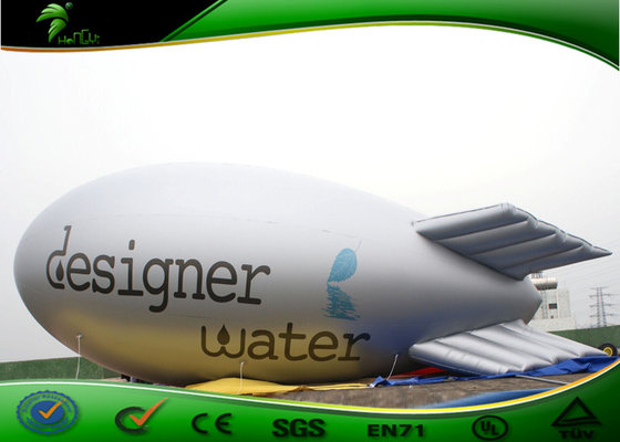 Multifunctional Fire - Resistance Inflatable Blimp Helium Airship For Exhibitions