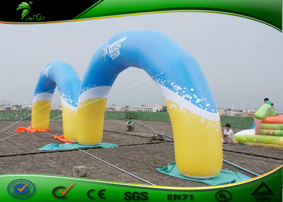Waterproof 10D PVC Coated Oxford Fabric Inflatable Arches Colorful