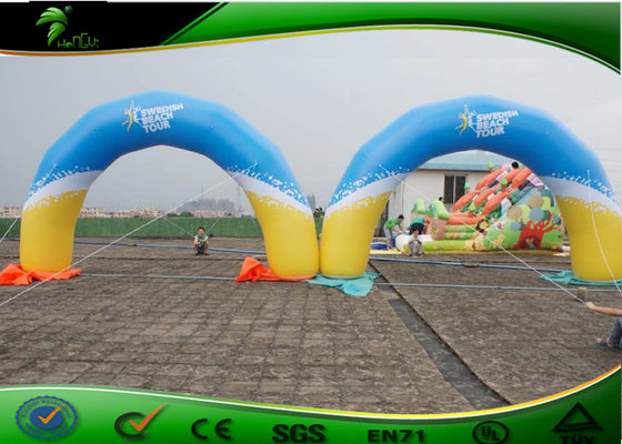 Professional Business Halloween Inflatable Arches / Inflatable Finish Arch