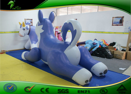 Lovely Inflatable Cartoon Characters , Kids Inflatable Husky Dog For Playground