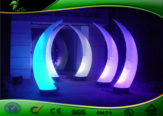 Colorful PVC Inflatable Lighting Decoration LED Cone ForEvent / Party / Wedding