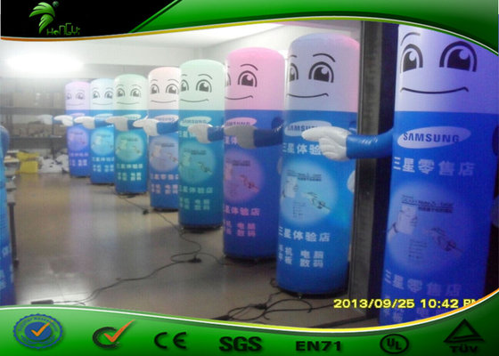 Professional Inflatable Light Tower Lamp Pole / Inflatable Pillar Light