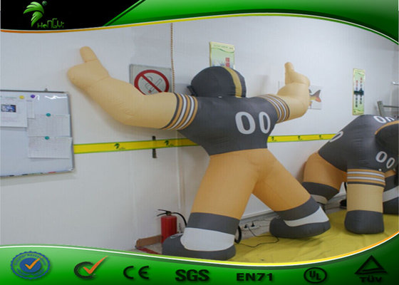 Oxford Cloth Inflatable Shapes 3mH Inflatable Football Player Characters