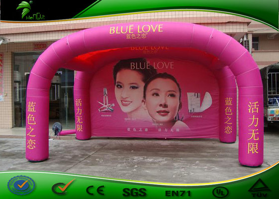 10m Large Oxford Cloth Red Promotional Inflatable Arches For Trade Show