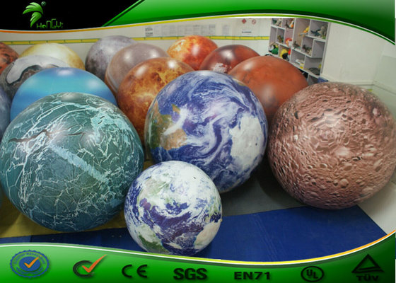 PVC Inflatable Advertising Balloons 2 meter / giant inflatable planet balloon