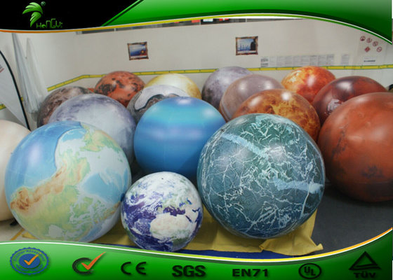 PVC Inflatable Advertising Balloons 2 meter / giant inflatable planet balloon