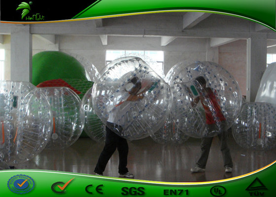 Amazing Transparent Inflatable Human Bumper Ball For Children / Zorb Ball Football