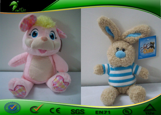 25cm Tall Colorful Cute Stuffed Plush Toys With High Hat / Cute Plush Animals