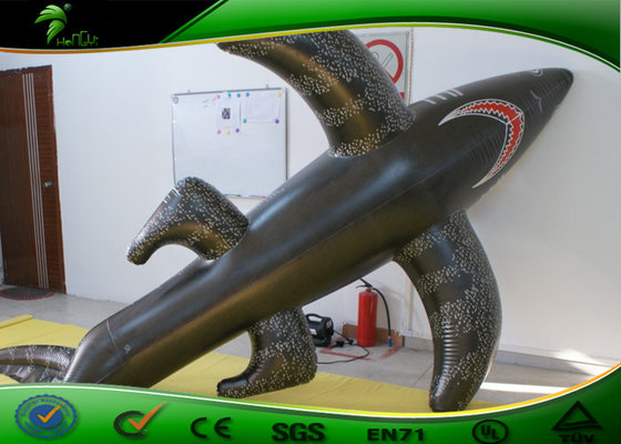 Large Inflatable Pool Animals Blow Up Toys Black Giant Inflatable Shark